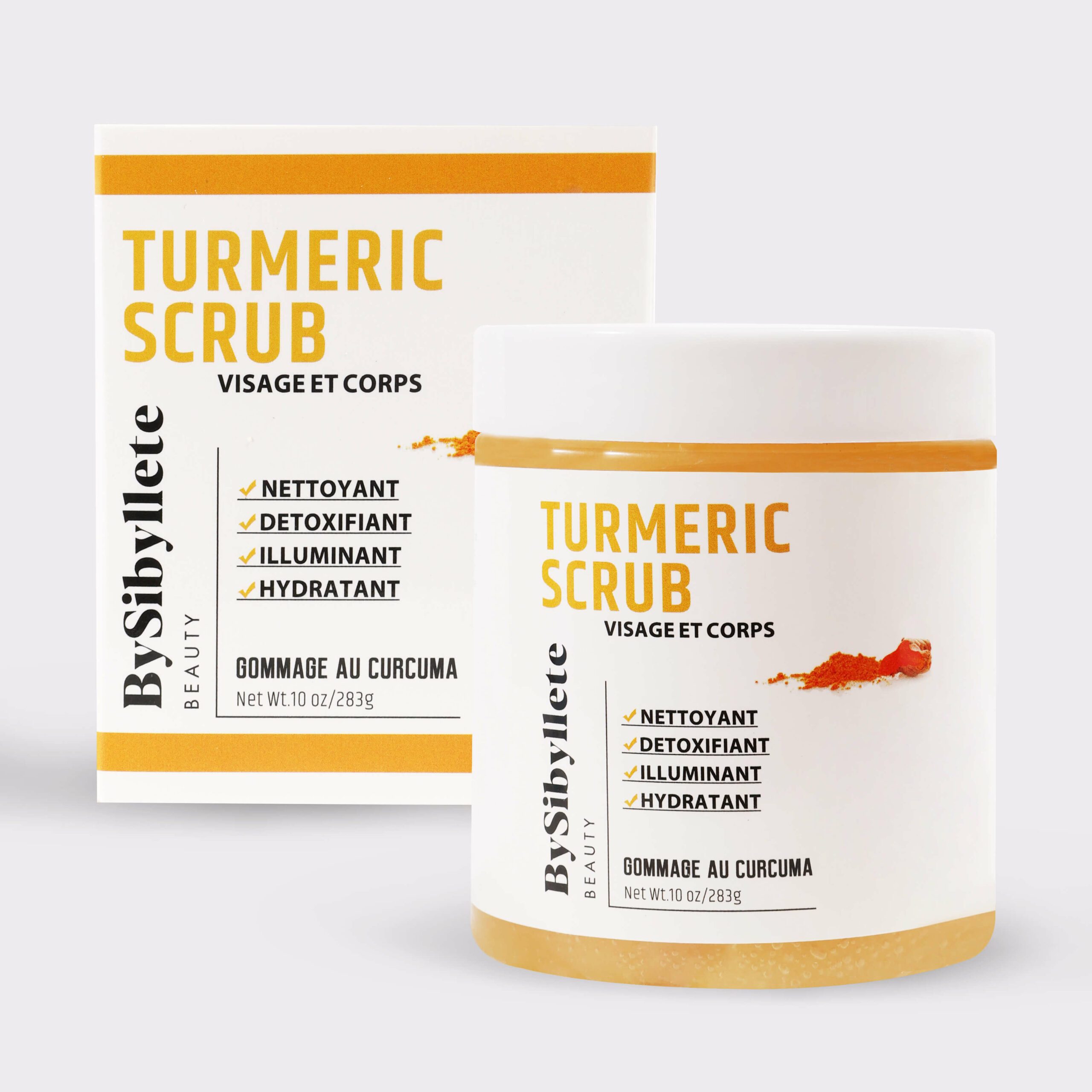 Gommage au Curcuma | Tumeric Scrub | Visage et corps - BySibyllete